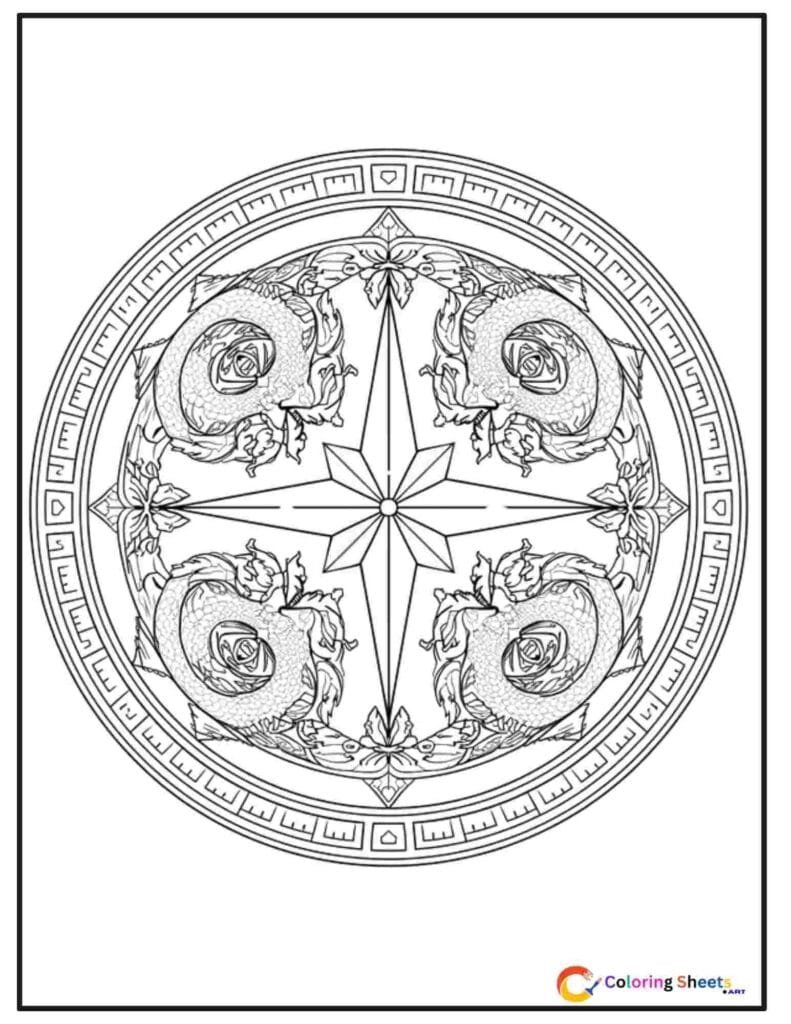 Dragon Coloring Pages: 54+ Free Printable PDF