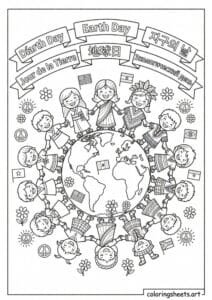 Earth Day Coloring Pages - 46 Free Printables for Kids