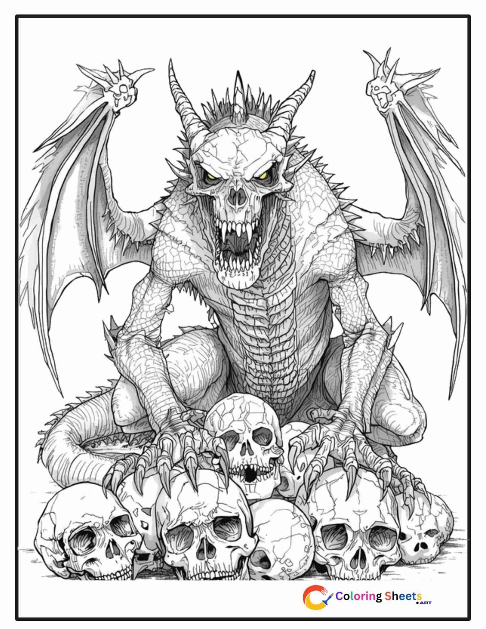 Dragon Coloring Pages: 54+ Free Printable PDF